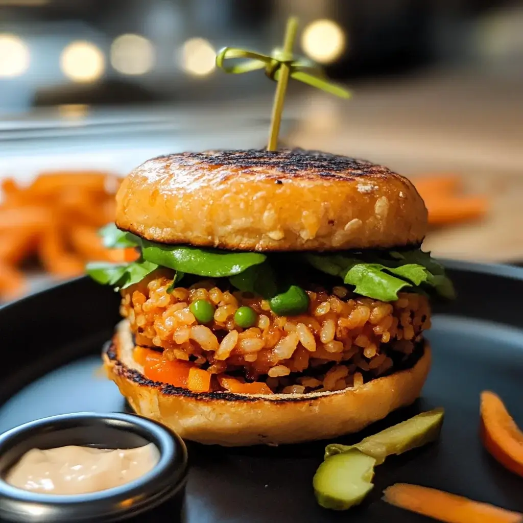 Vegetarian Rice Burgers recipe - Her Easy Recipes