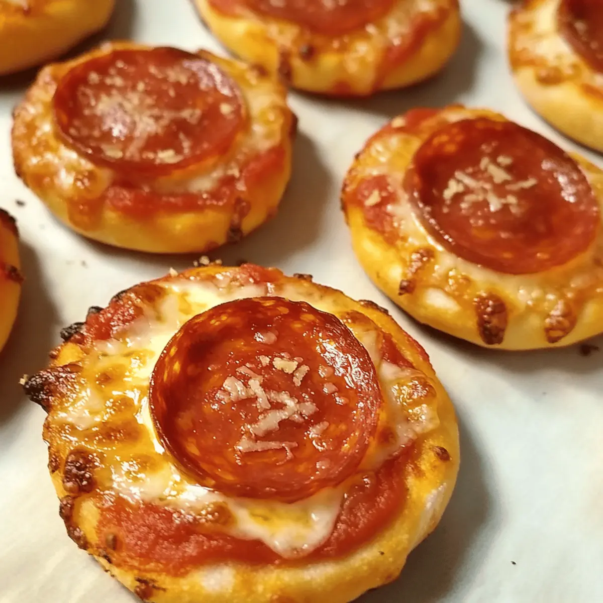 Ultimate Delicious Mini Pepperoni Pizzas: Crispy, Cheesy Bites